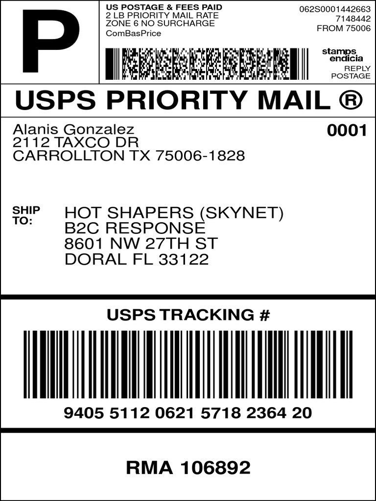 Usps Label | PDF