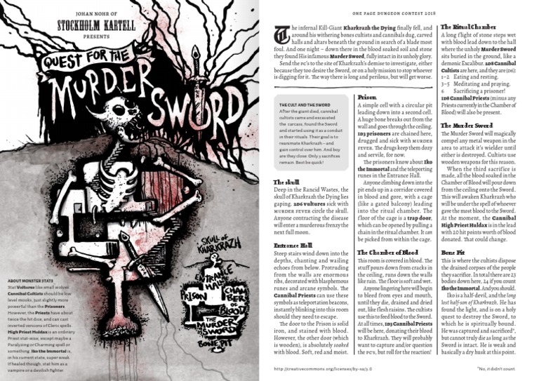 Johan Nohr - Quest for the Murder Sword | PDF