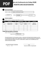 Form de Unificacion de Rude-1 | PDF