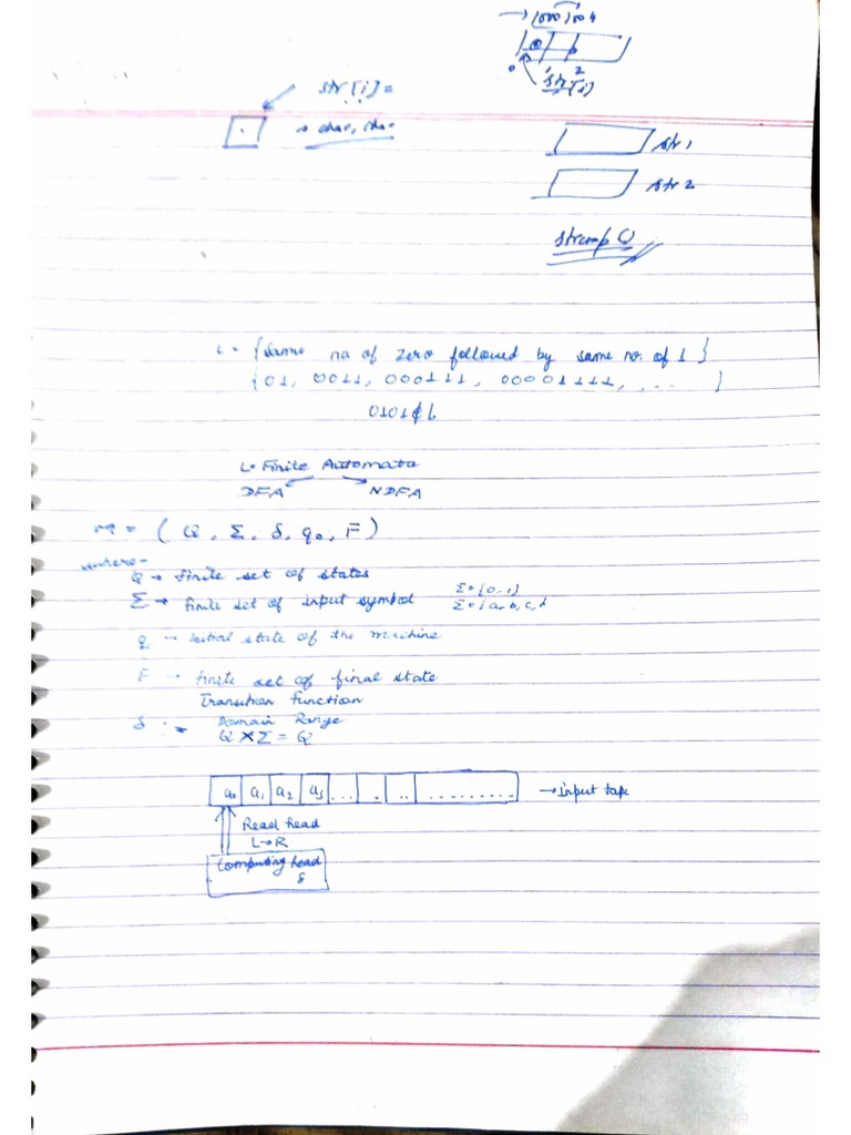Automata Notes by Prabhuji | PDF
