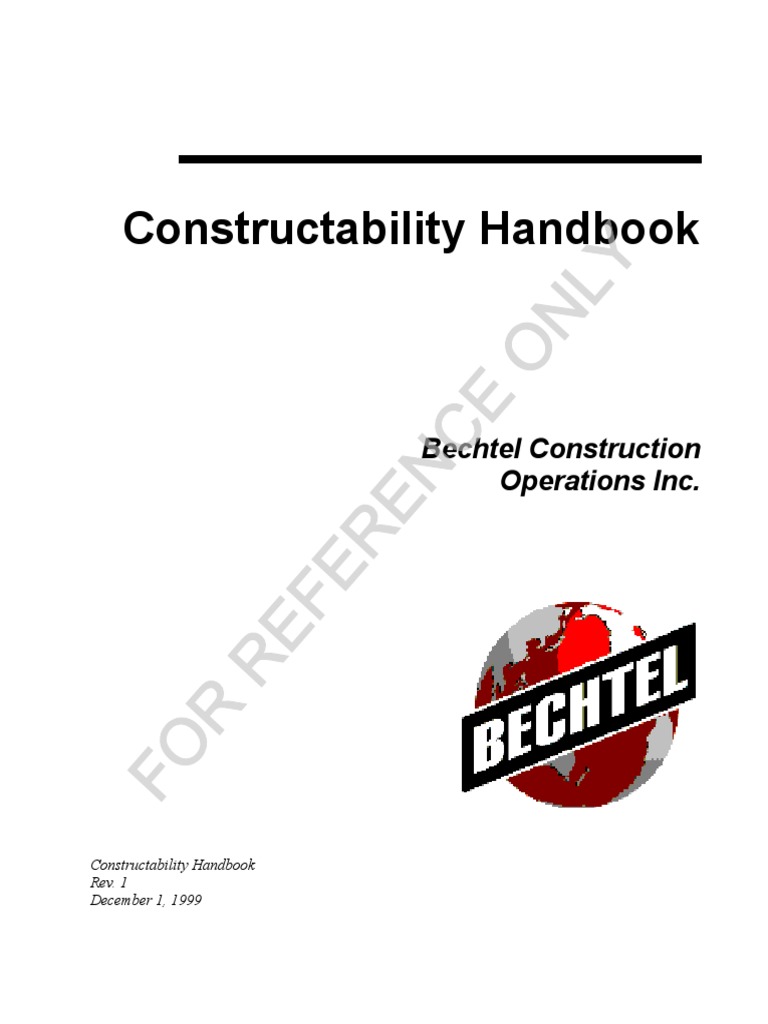 Constructability Handbook | PDF | Startup Company | Small Business & Entrepreneurs