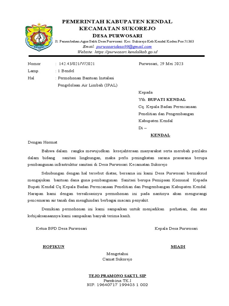 Proposal Purwo Ipal 2021 | PDF | Sains & Matematika