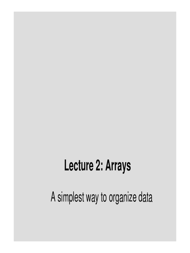 Arrays Compatibility Mode Pdf Integer Computer Science String 