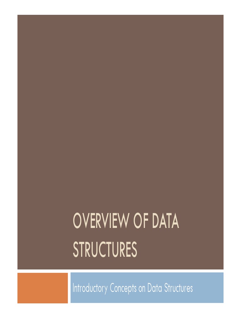 Overview Of Data Structures Download Free Pdf Queue Abstract Data Type Computer Science 