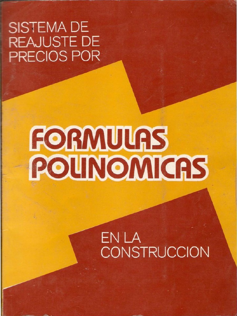 Libro Formula Polinomica Capeco | PDF | Presupuesto