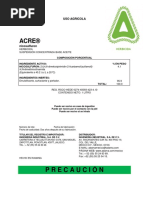 Marbete Herbicida Terbyne 75 g | PDF | Agua | Agricultura