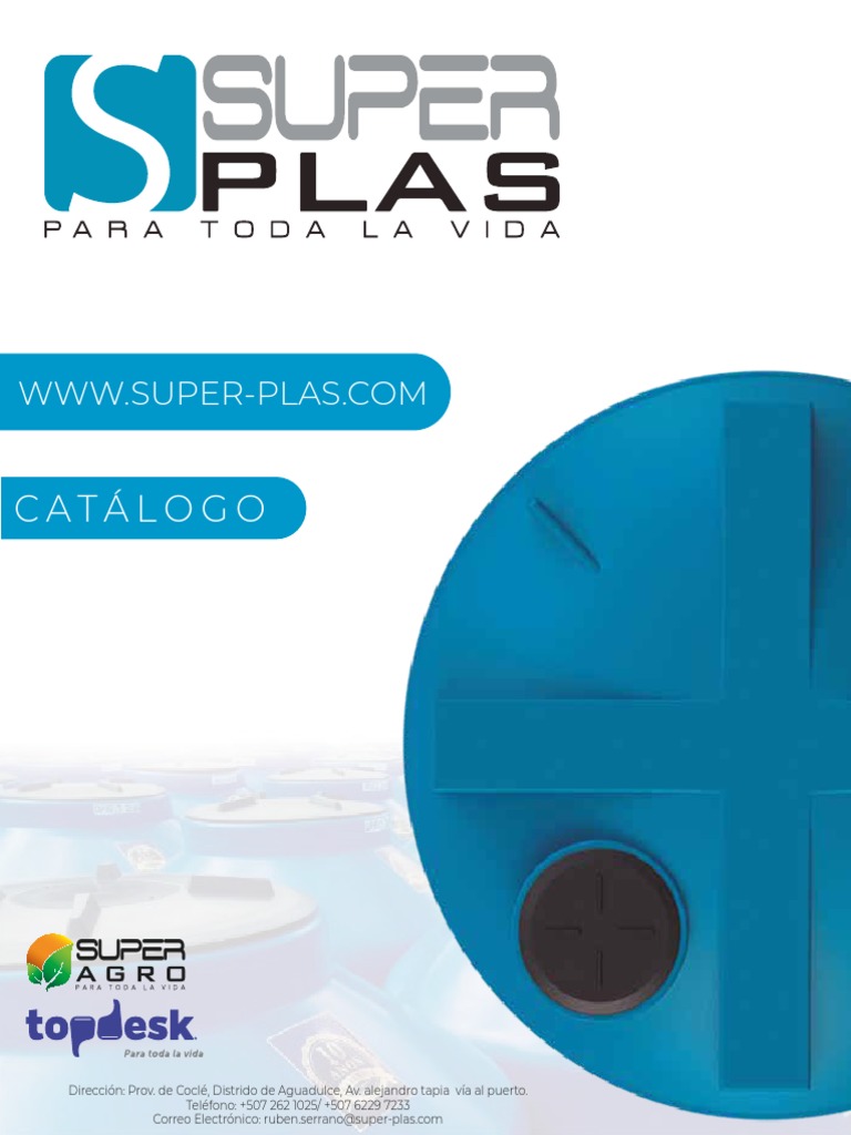 Catalogo Super Plas XVI | PDF | Aguas residuales | Residuos