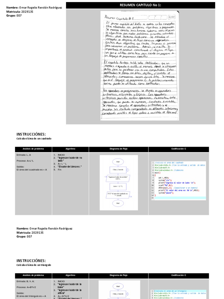 Fase #1 (Tarea 1, Tarea 2) | PDF | Algoritmos | Programación de computadoras