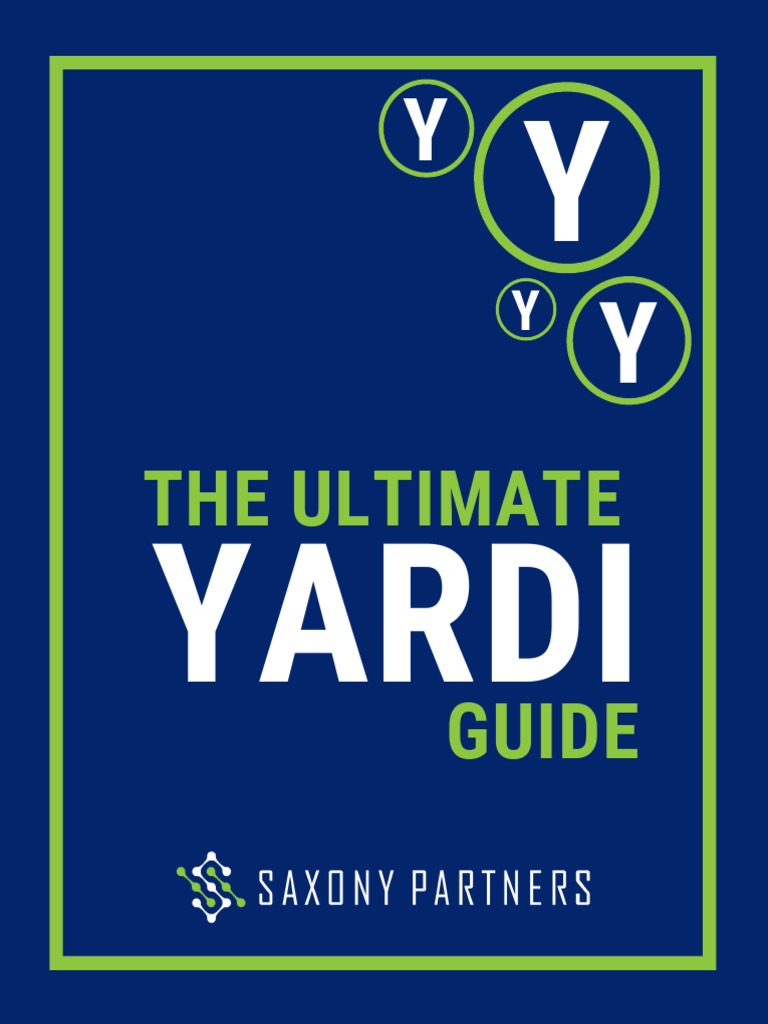 The Ultimate Yardi Guide | PDF | Accounts Payable | Customer ...