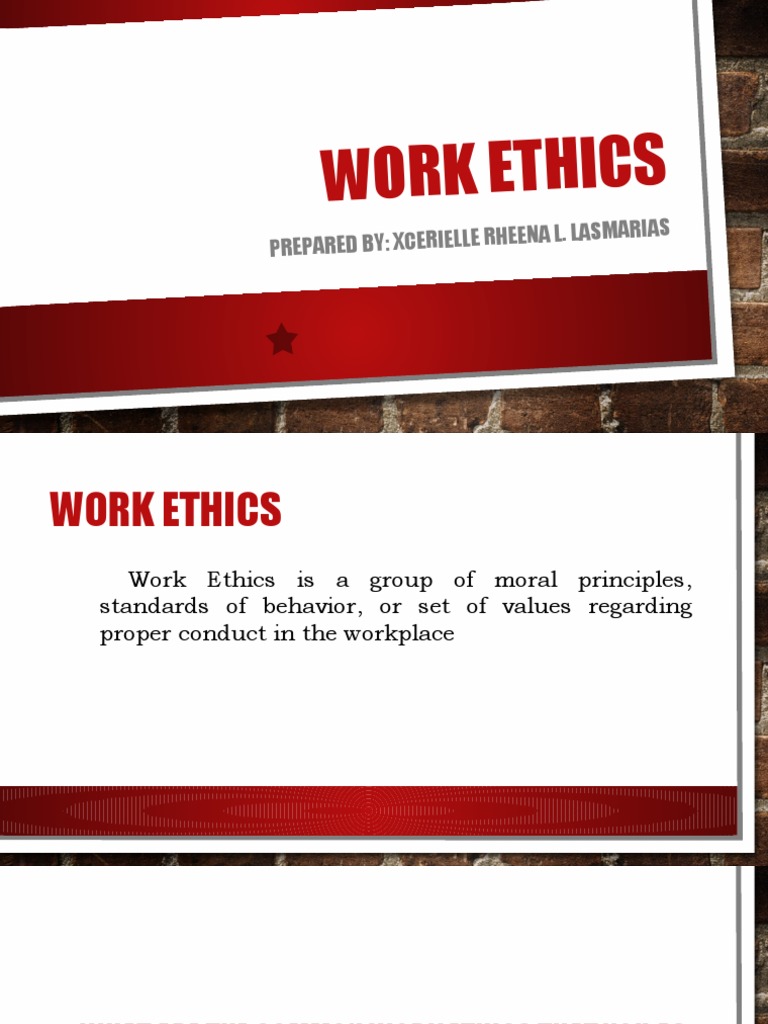 WORK ETHICS | PDF