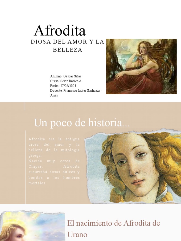 Presentación de Afrodita. | PDF | Arte | Religión y espiritualidad