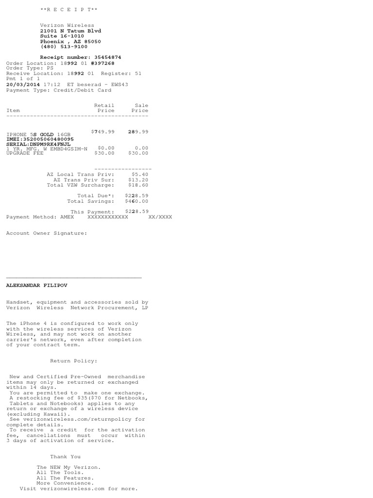 Receipt 990002307068674 | PDF