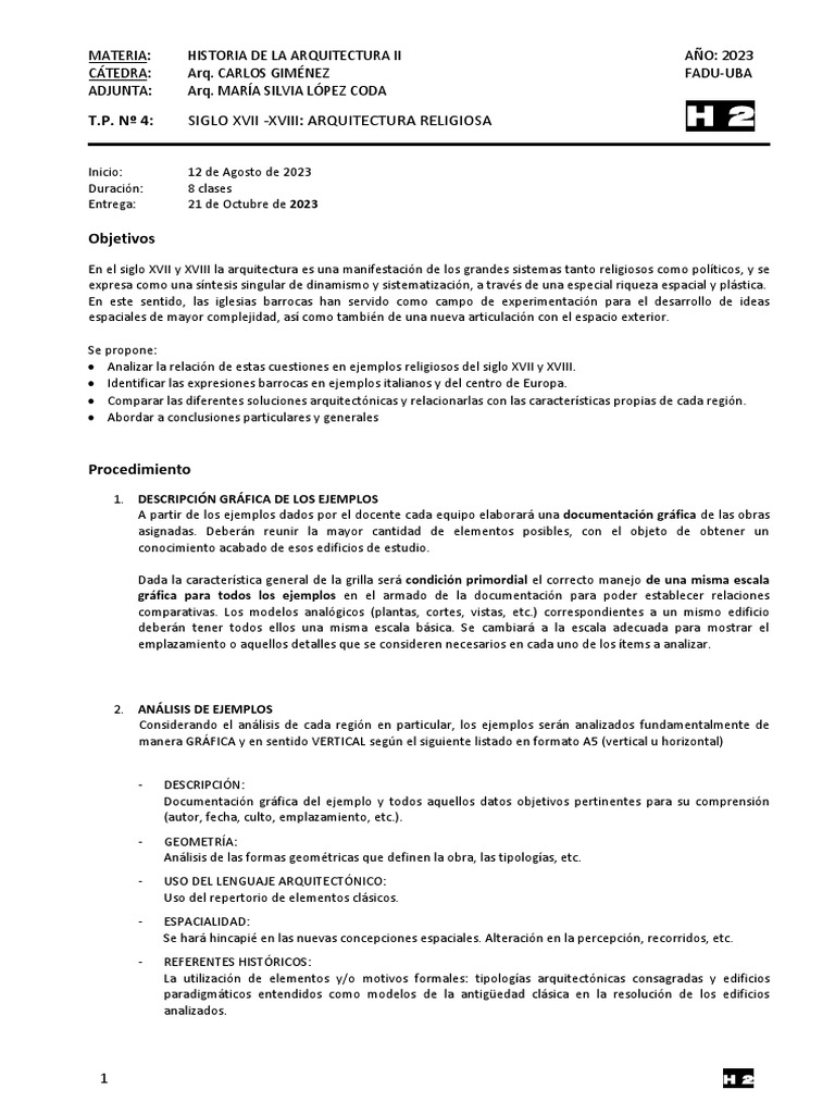 CG TP4 - 2023 | PDF | Barroco