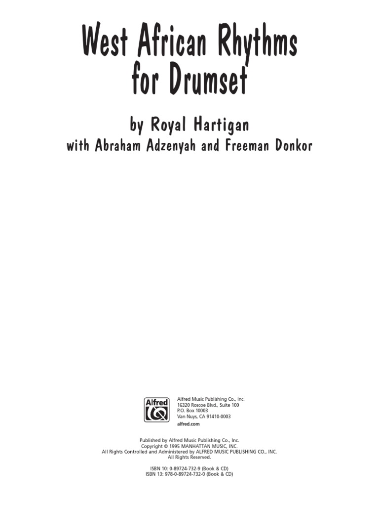 West African Rhythms Hartigan | PDF