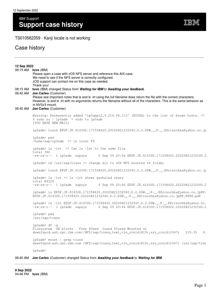 Case History | PDF | Computer Data | Distributed Computing Architecture