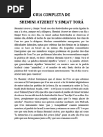 Guía de Simjá Torá Sefardí | PDF | Sucot | Tora