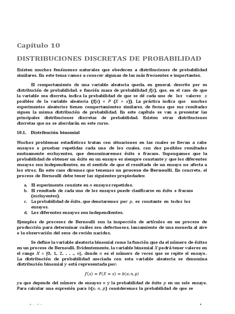 Unidad III - Distribuciones Discretas de Probabilidad Poisson Tarea | PDF | Probabilidad ...