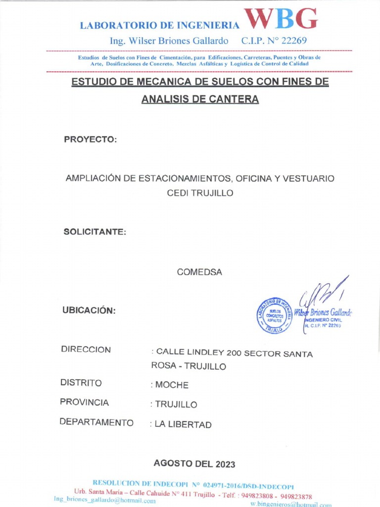 Analisis de Afirmado | PDF