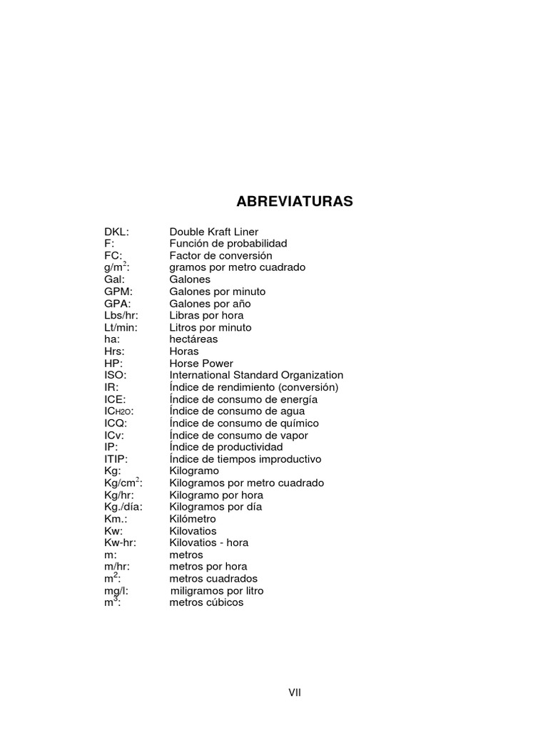 ABREVIATURAS Siglas | PDF