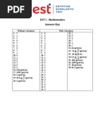 Sat Answer Key For Practice Test 1 | PDF | Tests | Standardized Tests