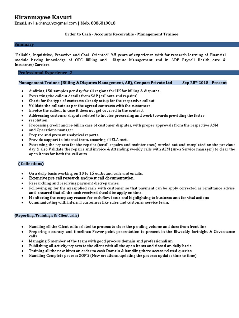 KK Resume | PDF | Databases | Business