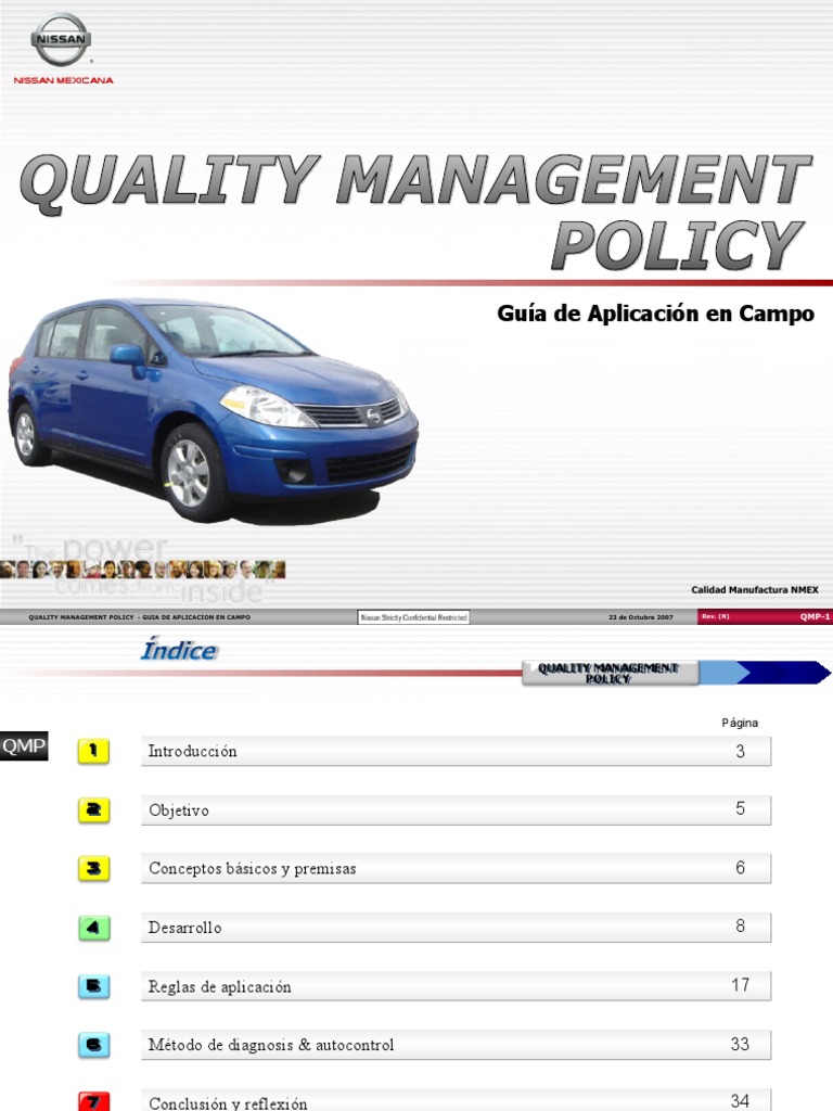 05 01 Quality Management Policy | PDF | Calidad (comercial) | Business