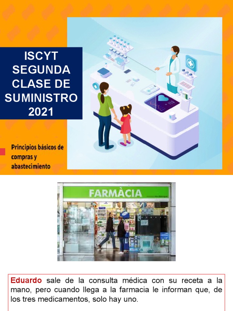 Segunda Clase de Abastec. y Suministro.. Iscyt 2023 | PDF | Farmacia ...