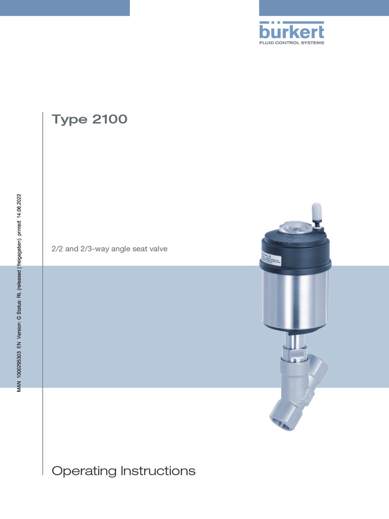 Burkert MA2100-Manual-EU-EN | PDF