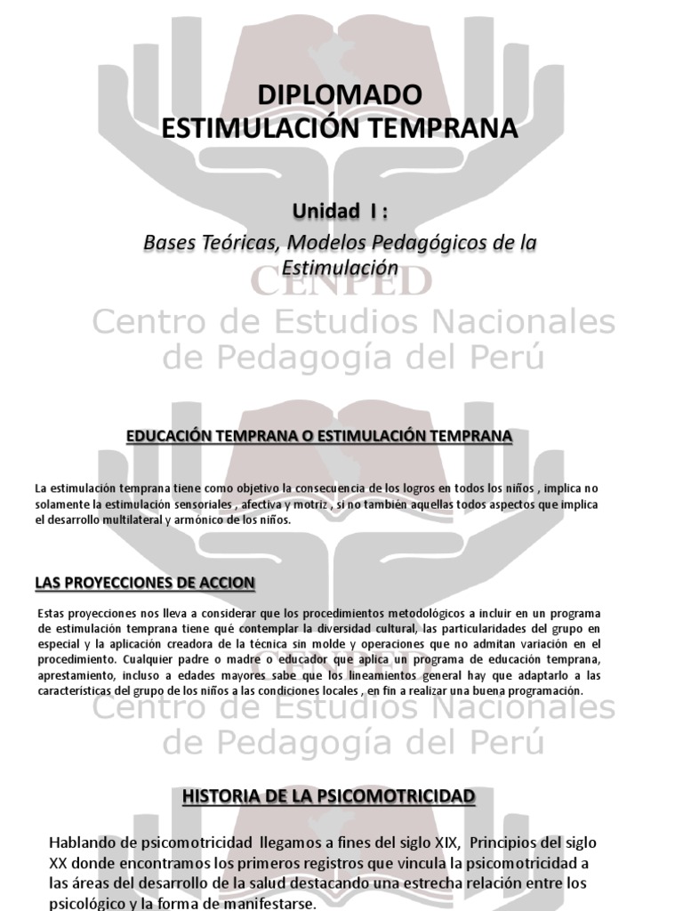Unidad I Bases Teóricas, Modelos Pedagógicos. de La Estimulación | PDF | Sicología | Aprendizaje