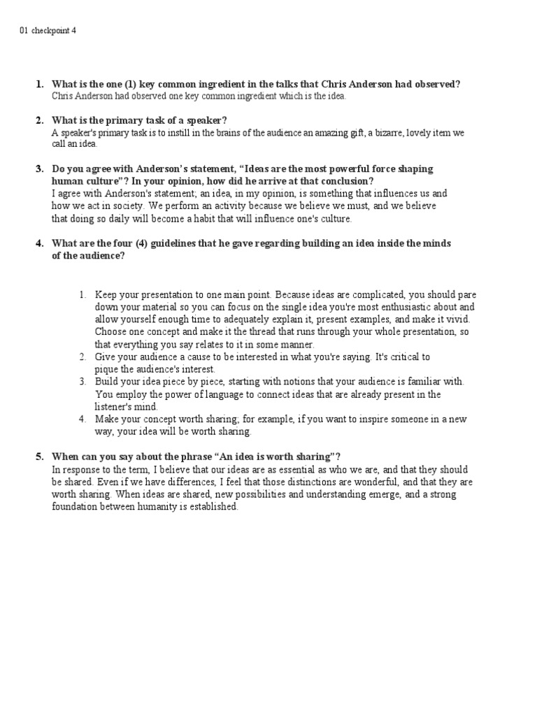 01 Checkpoint 4 - PurCom | PDF