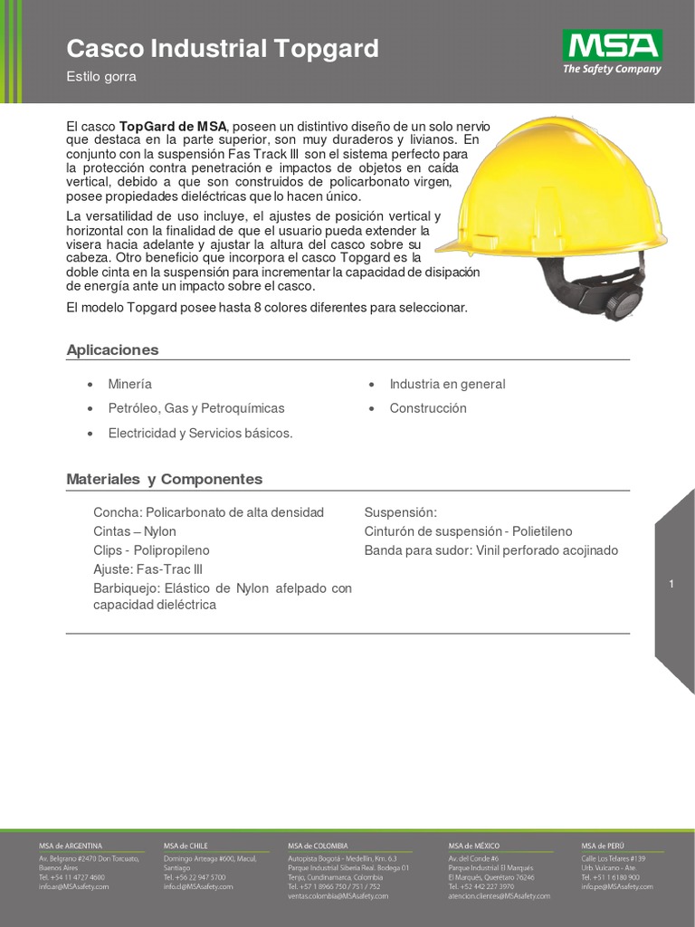 CHI FT Topgard | PDF | Casco