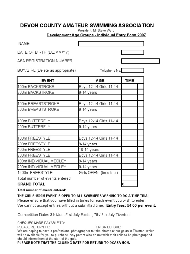 Development Gala Entry Form 2007 | PDF