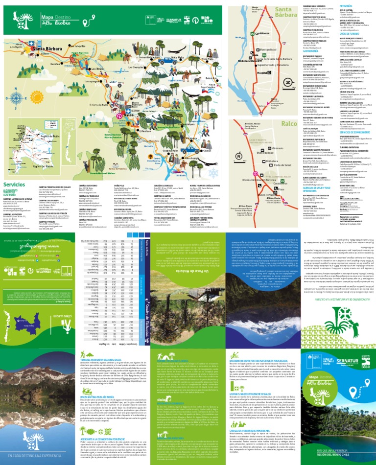 Mapa Alto Biobio + Folleto | PDF