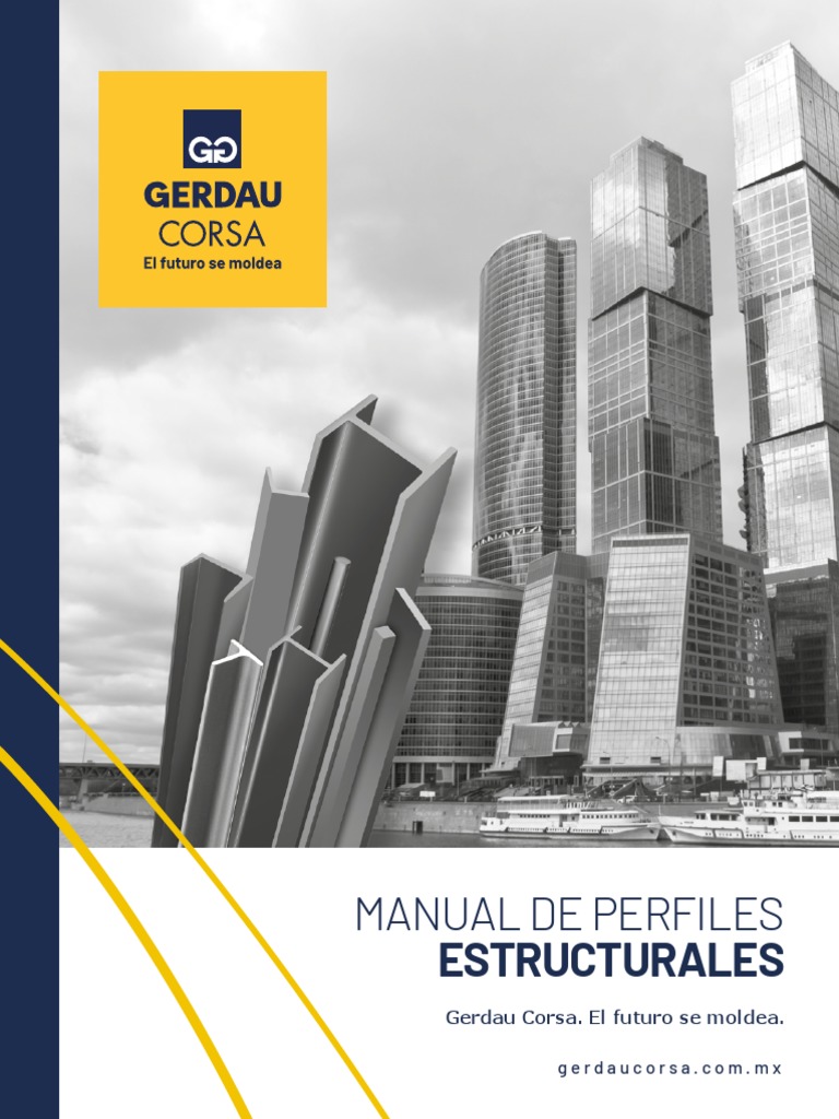 Manual de Perfiles Estructurales | PDF | Acero | Laminado (metalmecánica)