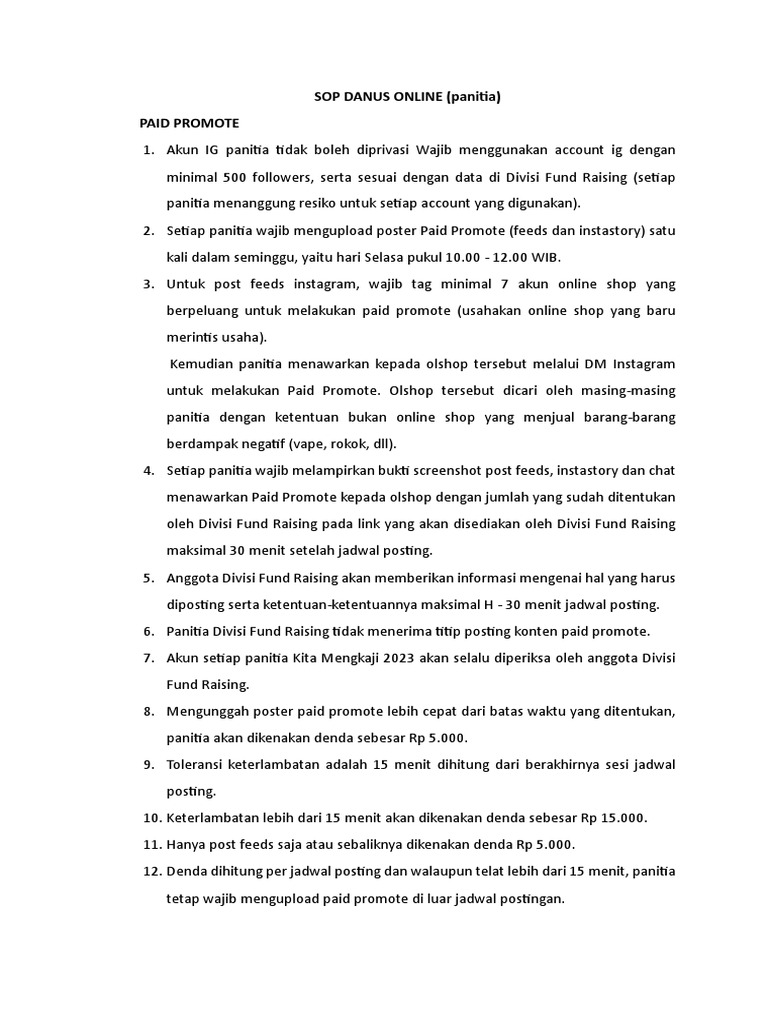 Sop Danus Online Kita Mengkaji | PDF