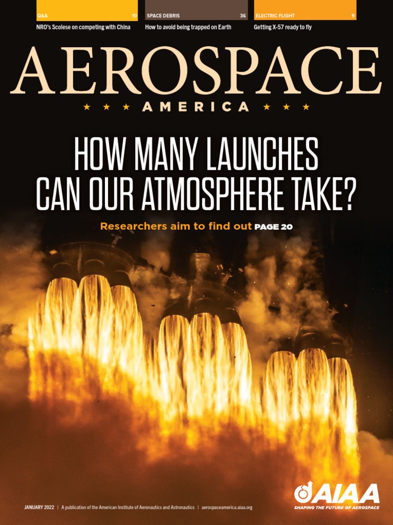 Aerospace America 2022 01 | PDF | Space X | National Reconnaissance Office