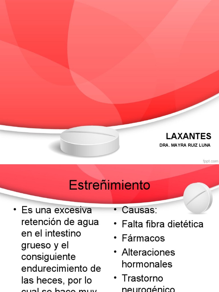 Fármacos GI Laxantes | PDF | Estreñimiento | Medicina CLINICA