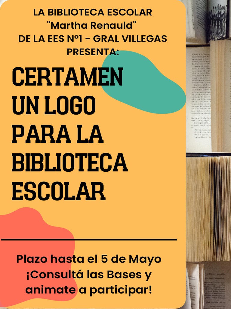 Certamen Un LOGO para La Biblioteca | PDF