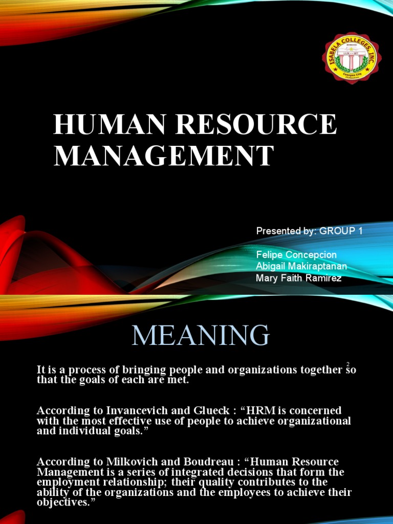 Bacc 6 HRM | PDF | Human Resource Management | Human Resources