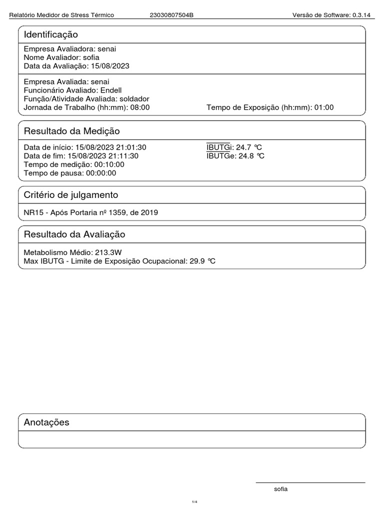 Analise de Stress Térmico | PDF