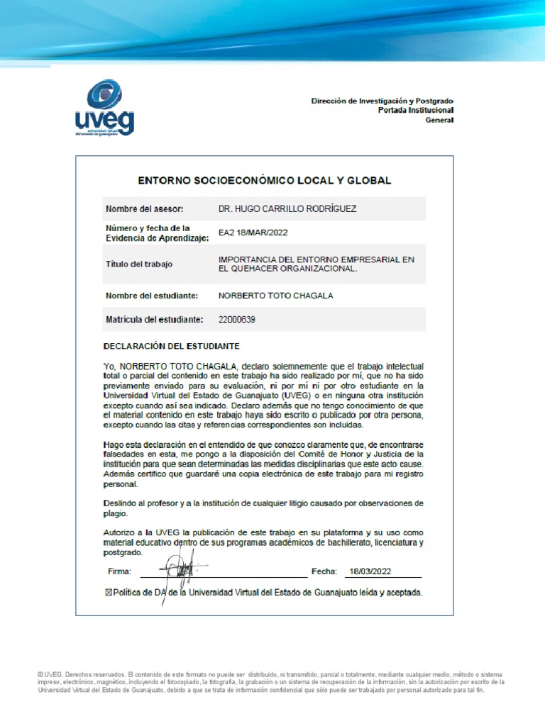 Toto Norberto ESLyG U1 AA1 EA2 | PDF | Business | Información