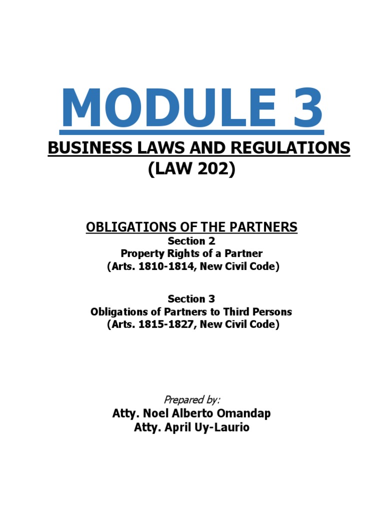 MODULE-3 ObliCon | PDF