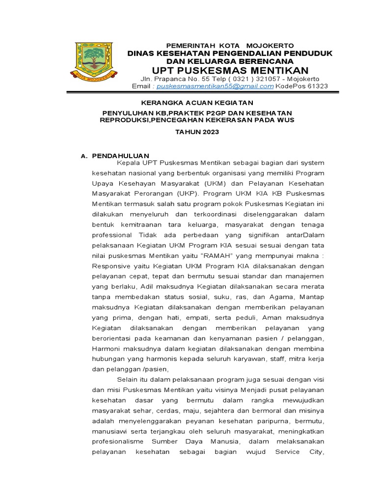 Kak Penyuluhan KB P2GP | PDF