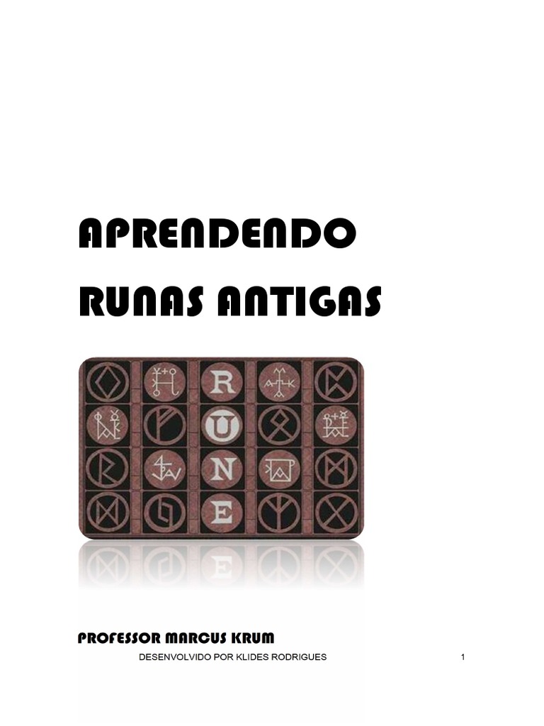 Aprendendo Runas Antigas | PDF | Mitologia nórdica | Runas