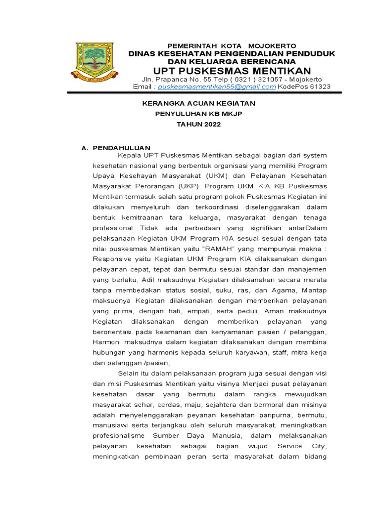 Kak Penyuluhan KB MKJP | PDF