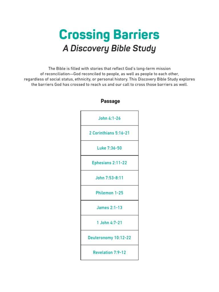 Crossing Barriers | PDF