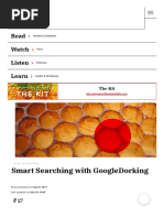Google Dorking Cheat Sheet | PDF