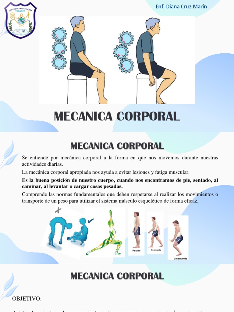 Mecanica Corporal | PDF | Hombro | Rodilla