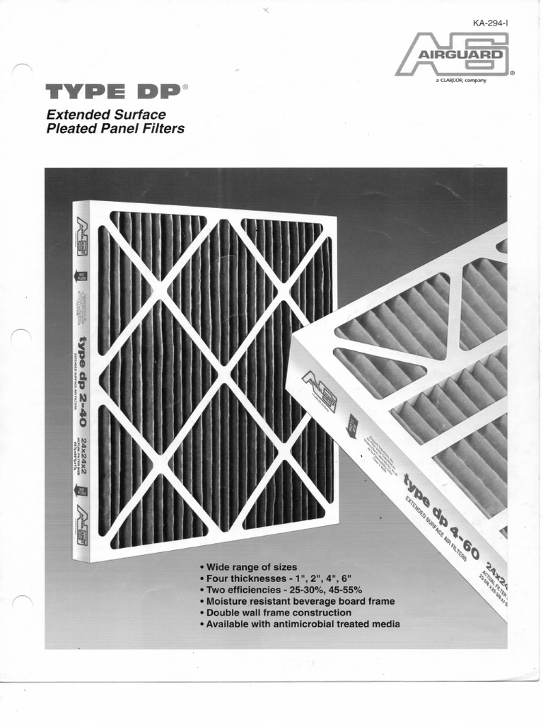 Filtros AIRGUARD | PDF