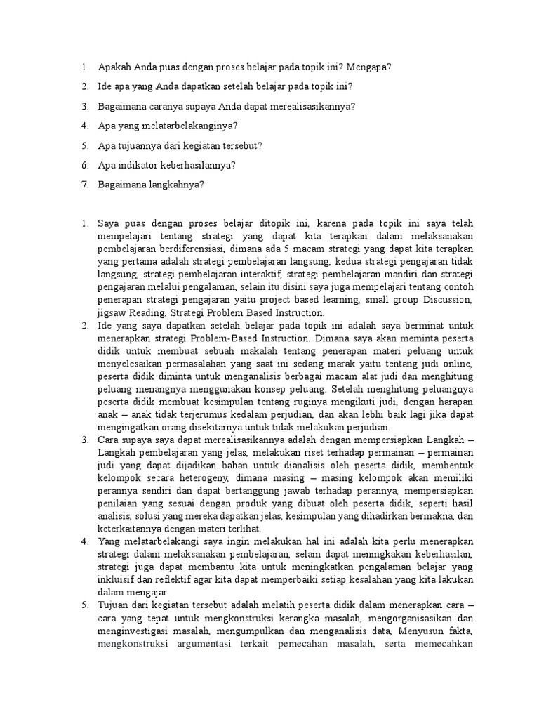 Aksi Nyata Topik 3 | PDF